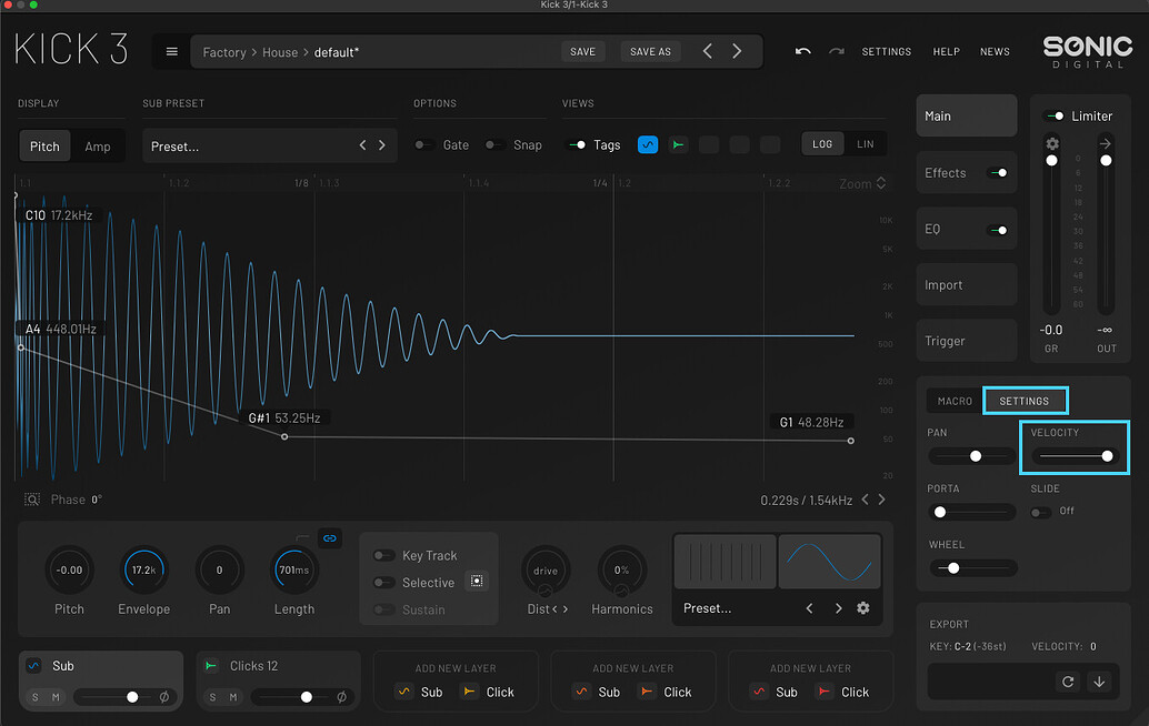 KICK 3 and incoming MIDI velocity - Technical Support - Sonic Academy ...